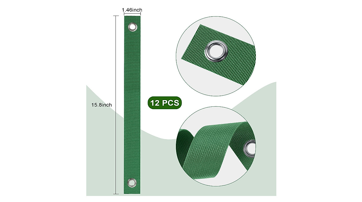 Jevrench 12 PCS Tree Straps - Ultimate Support for Young Trees