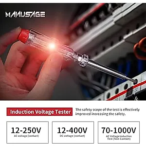 Manusage 1000V Insulated Electrician Screwdriver Set, 8-Pieces CR-V Magnetic Phillips Slotted Screwdriver Compatible with Tesla model 3 model y Cybertruck Charging stations