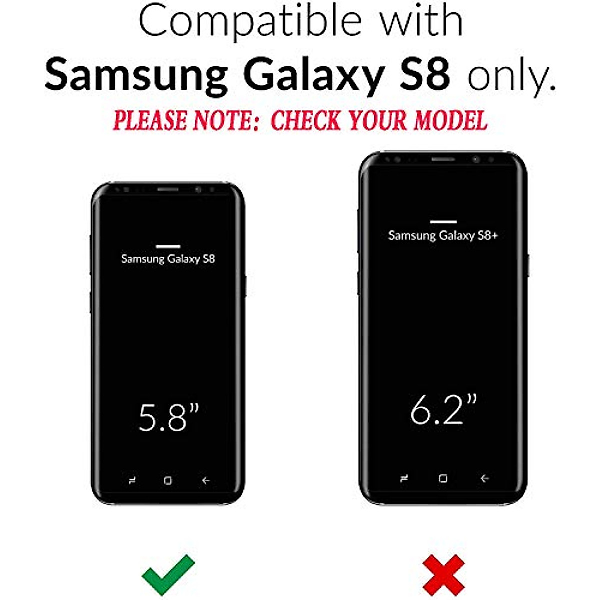 AYMECL for Samsung Galaxy S8 Case, Galaxy s8 Phone case with Self Healing Flexible TPU Screen Protector [2 Pack], Military Grade Double Shockproof with Kickstand Case for Samsung S8-Purple