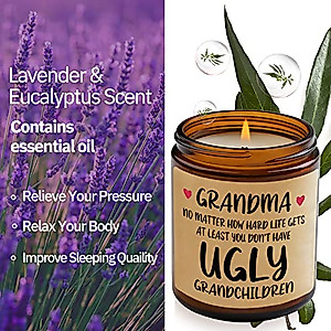 Grandma Birthday Gifts, Funny Scented Candles for Grandma, Mothers Day Gifts for Grandma, Grandma Gifts from Granddaughter Grandchildren Grandson, Gifts for Nana, Great Grandma Gifts