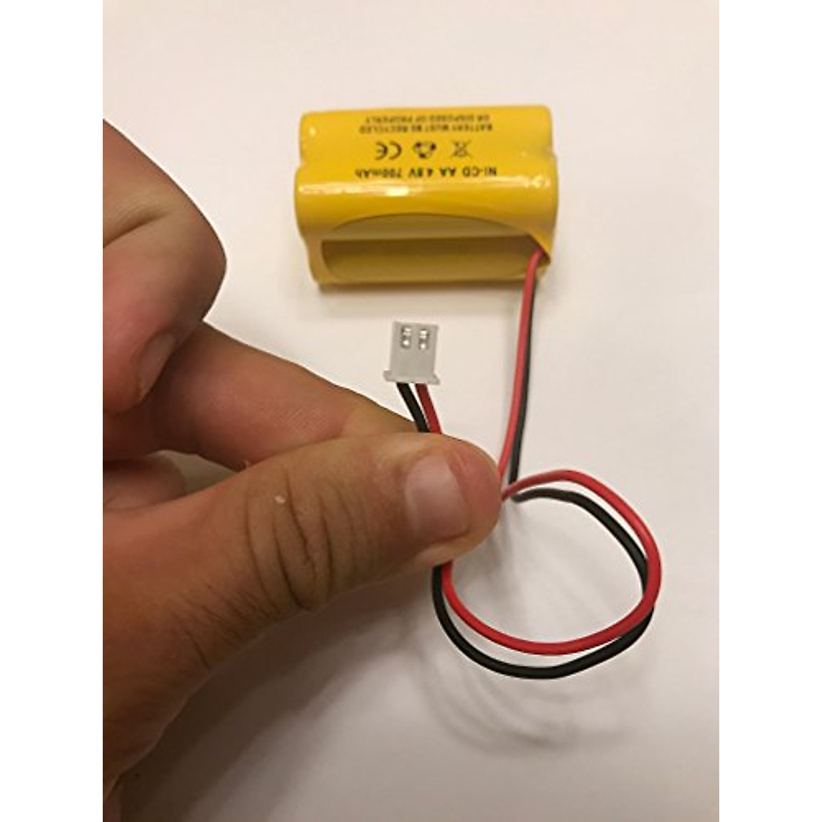 4.8v 500mAh Exit Sign Emergency Light Battery Replacement Cooper Industries 4-TD-800AA-HP BST Battery DAA700MAH4.8V Dual-Lite 12-894 4.8v 1100mah Battery (2 Pack)