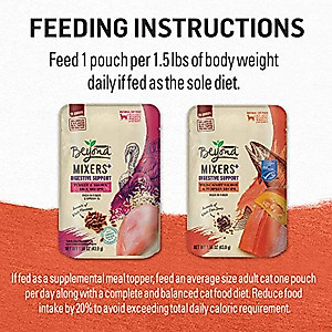 Purina Beyond Natural, Limited Ingredient Wet Cat Food Complement Variety Pack, Mixers+ Digestive Support - (2 Packs of 8) 1.55 Oz. Pouches