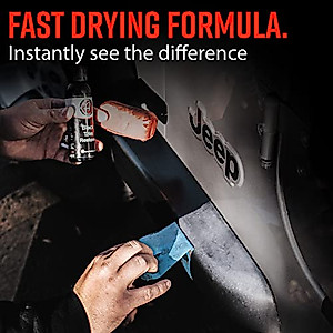 Adam's Polishes New Black Trim Restorer - Restores Plastic Trim to a Rich, Black Color with a Factory-New Appearance - Lasts Several Months per Treatment (4 oz with Applicator)