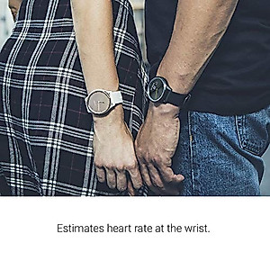 Garmin vívomove HR, Hybrid Smartwatch for Men and Women, White/Rose Gold (Renewed)