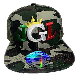 JGL El Chapo 701 Chapiza Custom Embroidered unisex Trucker Hat Camo