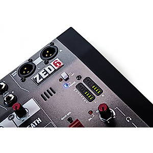Allen & Heath ZED-6 – Ultra Compact 6-Input Audio Mixer (AH-ZED-6)