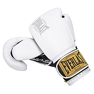 Everlast P00001710 1910 Classic Training Glove White 14OZ