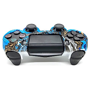 Antil-Slip Silicone Controller Cover Protective Case for PS4/SLIM/PRO Controller Soft Cover Skin for Dualshock 4 Controller with 2 Thumb Grips(Witch)