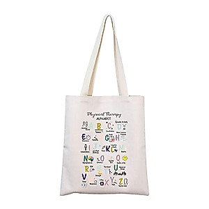 MNIGIU Physical Therapy Tote Bag PT Handbag PT Appreciation Gift PTA Gift PT Gift Occupational Therapist Graduation gift (Handbag)