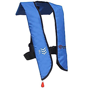 Eyson Inflatable Life Jacket Life Vest Basic Manual (709 Blue Manual)