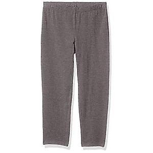 Hanes Women's Stretch Jersey Capri, Charcoal Heather, X-Large