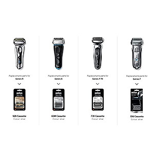 Braun Series 5 and 6 New Generation Electric Shaver Replacement Head - 53B - Compatible with Razors 5020s, 5018s, 5050cs, 6020s, 6075cc, 6072cc