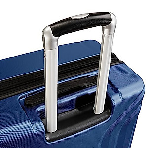 Skyway Nimbus 4.0 Expandable, Durable Hardside, 4 Wheel Spinner, Lightweight Suitcase, Unisex, Stylish, Maritime Blue, Carry-On 20-Inch