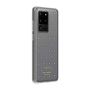 kate spade new york Samsung Galaxy S20 Ultra Protective Hardshell Case - Pin Dot Gems & Pearls (KSSA-061-PDGPC)