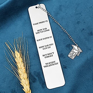 2023 Graduation Bookmark Gift for Him Her Middle High School Graduation Gifts for Students Daughter Son Boys Girls College Master Grads Farewell Inspirational Bookmark Gifts for Nurse Friend Women Men