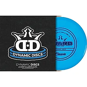 Dynamic Discs Classic Soft Guard Disc Golf Putter | 170g Plus | Throwing Frisbee Golf Putter | Superior and Consistent Glide | Neutral Flying Disc Golf Putter | Stamp Color Will Vary (Pink)