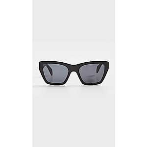 rag & bone Women's RNB 1046GS Sunglasses, Black, One Size