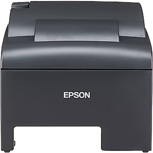 Epson TM-U220B Dot Matrix Compact POS Impact Receipt and Kitchen Label Printer - DK Port and Ethernet Connectivity - Print Speeds up to 6.0 lps, 4 Lines Per Second, Auto-Cutter, MPOS