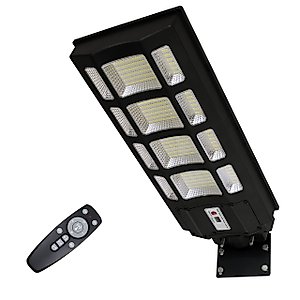 SUN NEED Solar Street Light,400W Solar Street Lights Outdoor Dusk to Dawn Motion Sensor with Remote Control IP67 Waterproof Solar Outdoor Light for Parking lot Backyard Street Garden etc