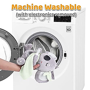 Baby Soother, Portable Sound Machine Baby with Projector, Night Light, 15 Lullabies, Baby White Noise Machine for Cribs Travel Newborns, Auto-Off & Volume Control, Baby Shower Gifts Infants Girls Boys