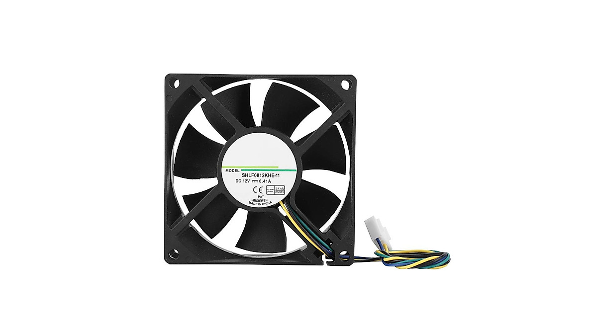 80mm 4-Pin CPU Cooling Fan - Ultra Quiet PWM Cooler