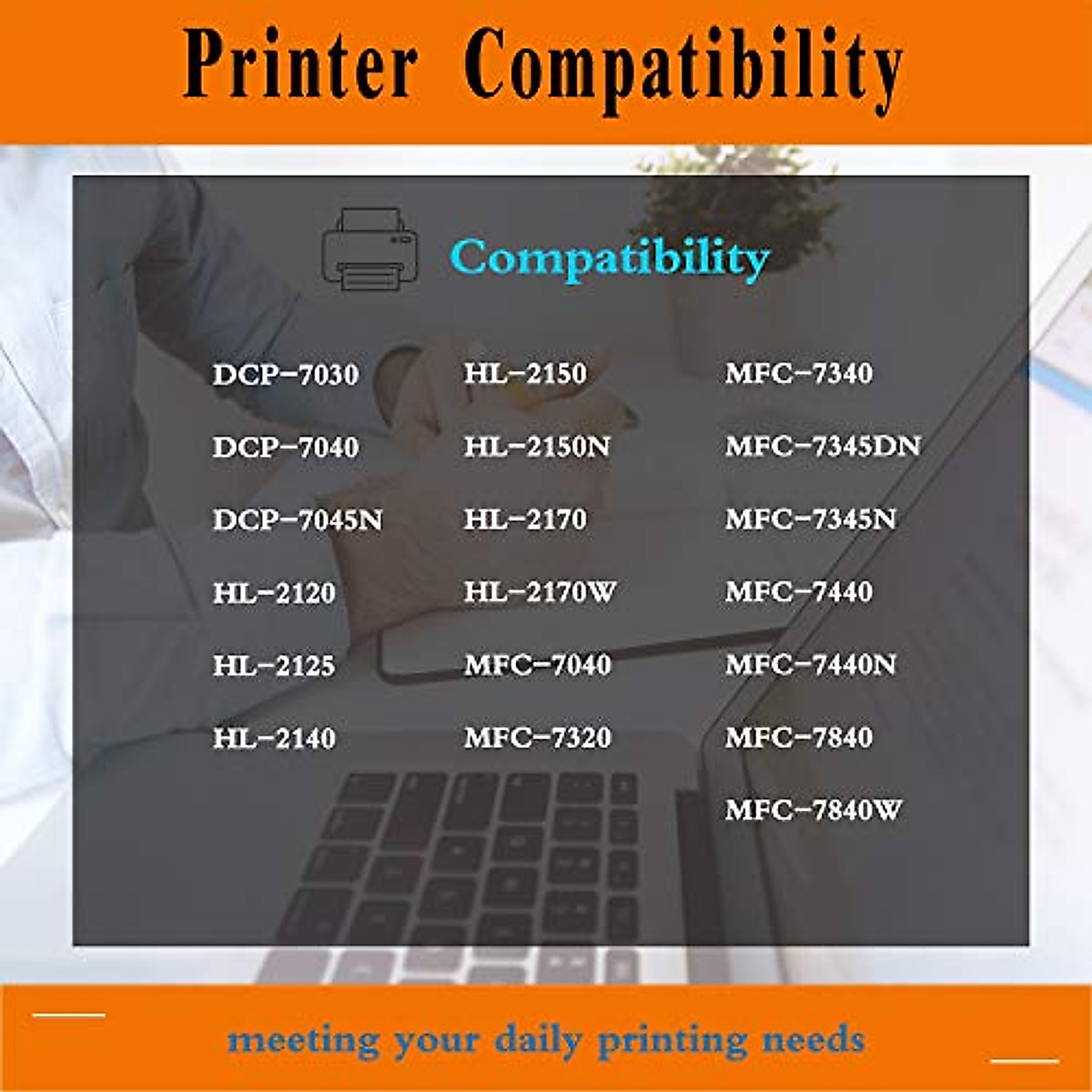 (1-Pack,Black) DR360 DR-360 Drum Unit (Toner Not Included) Replacement for Brother Cartridge DR-360 Drum Compatible HL-2120 2140 2150N 2170W MFC-7040 7345DN 7440 7840W DCP-7030 7040 7045N Printer