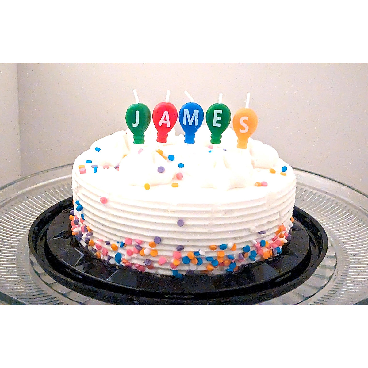 Personalize with Unique Balloon Birthday Candles | Spell The Guest of Honors Name | Letters A to Z | Wax Candles
