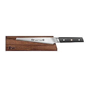 Cangshan TC Series 1021080 Swedish 14C28N Steel Forged 7-Inch Nakiri Knife and Wood Sheath Set