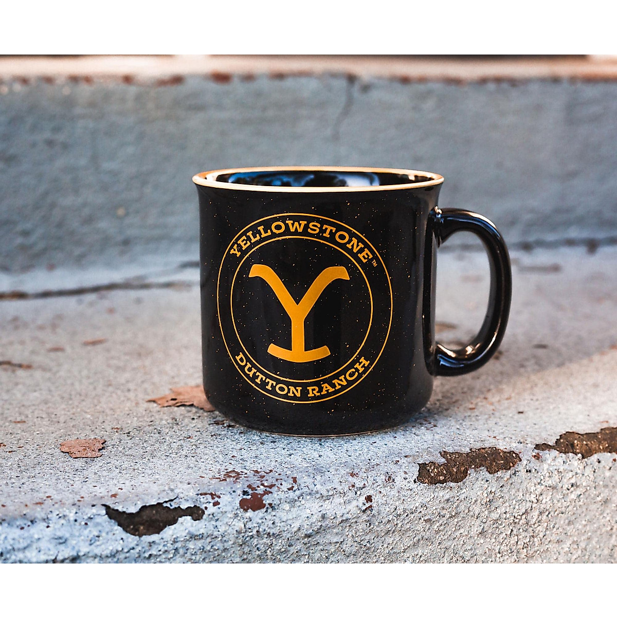 Yellowstone Dutton Ranch Ceramic Camper Mug | Holds 20 Ounces