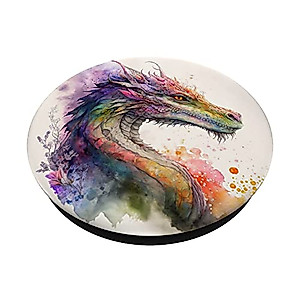 Watercolor Dragon PopSockets Swappable PopGrip