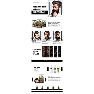 Clairol Natural Instincts for Men Hair Color, Brown Black (M17)