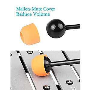 Mr.Power 30 NOTES Foldable Glockenspiel Xylophone Vibraphone Percussion Instrument Musical Instrument with Mallet, Mallet Mute Cover, Carrying Bag, Carrying Box