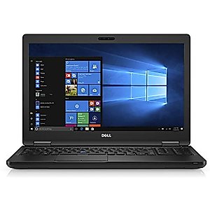 Dell Latitude E5580 15.6in Laptop, Core i7-7820HQ 2.9GHz, 16GB Ram, 256GB SSD, Webcam, Windows 10 Pro 64bit (Renewed)