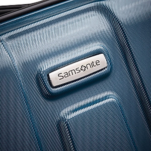 Samsonite Centric Hardside Expandable Luggage with Spinner Wheels, Teal, Checked-Large 28-Inch