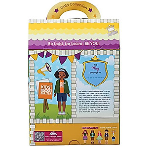 Lottie Kid Activist Doll | Cute Black Dolls for Girls & Boys Outfit | Doll On A Mission! | for 6 Year Old and up! Cute Black Doll Inspired by Real-Life Kid Activist, Mari Copeny. Wears