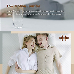 RIDFY Queen Mattress,8 Inch Gel Memory Foam Mattress, Breathable Bed Mattress with Fiberglass Free Cover, Mattress in a Box for Cooler Sleep Supportive,CertiPUR-US Certified (Queen)