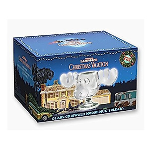 ICUP National Lampoon's Christmas Vacation Griswold Moose Mug, 8 oz, Clear