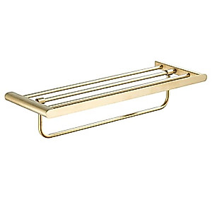 Towel Racks Towel Rail Towel Rails Towel Racks, for Bathroom,Towel Bar Wall Mounted Hand Towel Bar Bathroom Towel Holder Kitchen Dish Cloths Hanger/Bath Towel Rack 60Cm/a