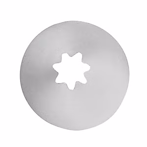 Restaurantware Pastry Tek Piping Tip 1 Open Star Decorating Tip - #18 Dent-Resistant Stainless Steel Icing Tip Dishwasher-Safe Decorate Cupcakes Cakes or Cookies