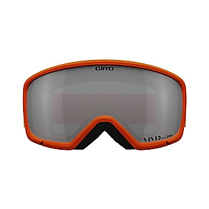 Giro Ringo Ski Goggles - Snowboard Goggles for Men, Women & Youth - Orange Cover Up Strap with Vivid Onyx Lens