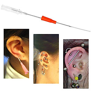 Piercing Needles - Tazay 8PCS Mixed 14G 16G 18G 20G Ear Nose Piercing Needles IV Catheter Needles for Piercing Sterilised Body Tattoo Piercings Tool for Piercing Supplies Piercing Kit (Mixed)