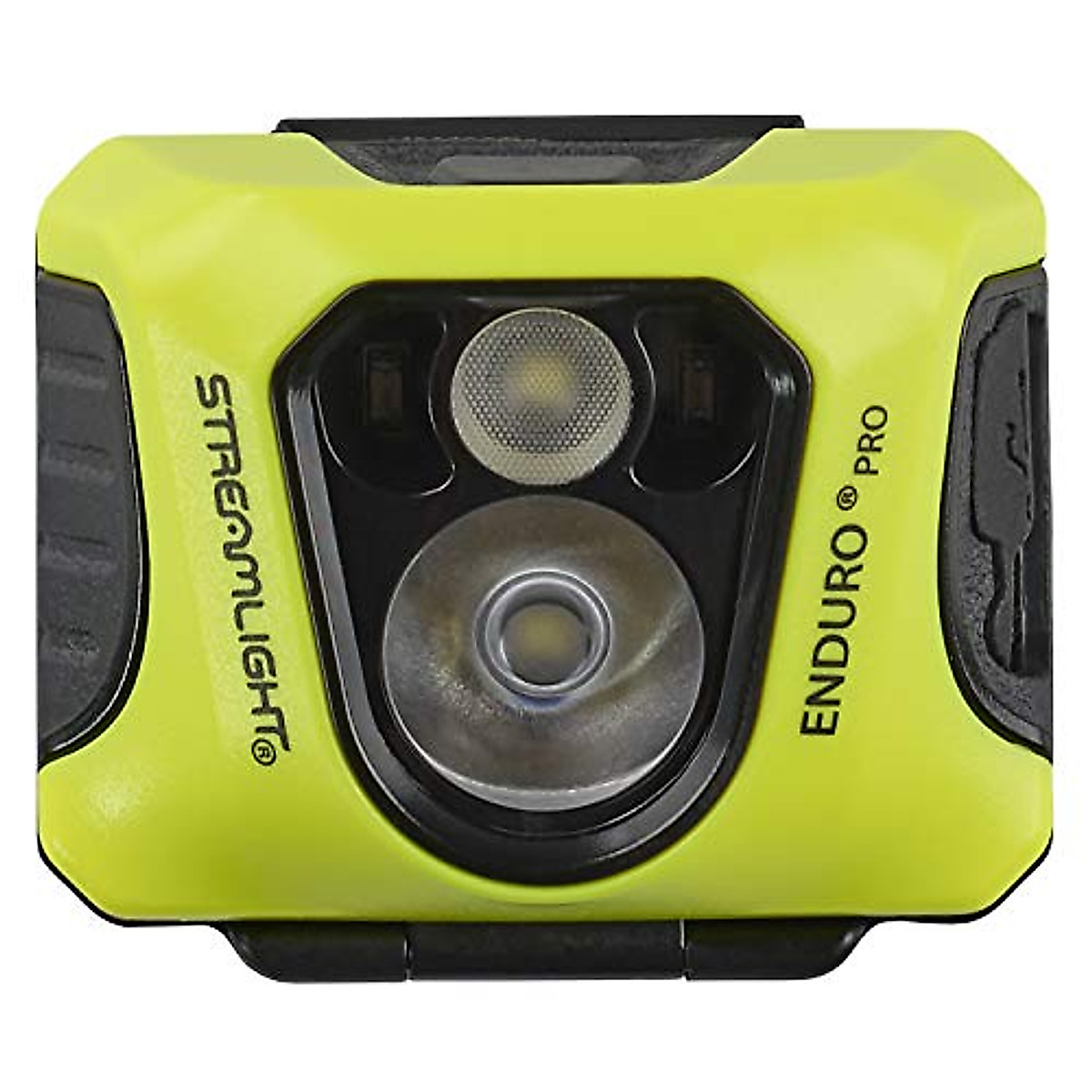 Streamlight 61435 Enduro Pro USB Rechargeable Multi-Function Head Lamp with Elastic Head Strap, Yellow