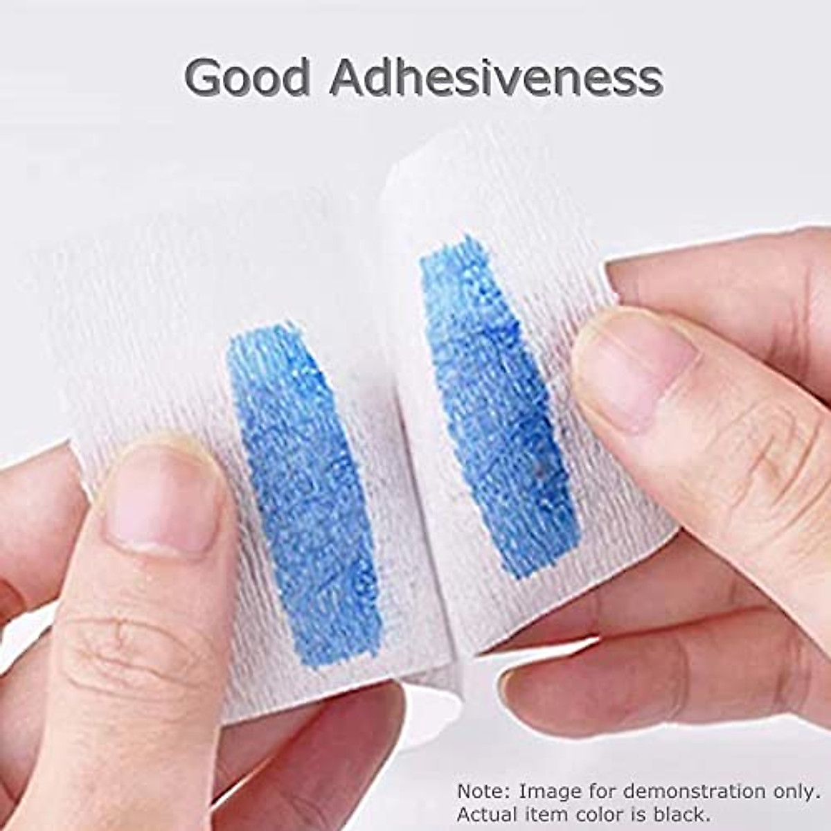 Barber Neck Strips - 5 Rolls 500 Pieces Black, Disposable & Flexible Paper for Hair Cutting, Salon Supplies, Water Resistant and Self-Adhering