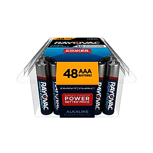 Rayovac AAA Batteries, Alkaline Triple A Batteries (48 Battery Count)