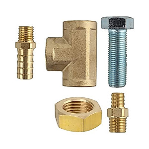 partszen 1/2" NPT X 1/2" Hose Load Block Power Valve for Propane Natural Gas Generator Engine