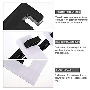 BESPORTBLE 2pcs Bikes Bicycle Floor Parking Rack Bike Standing Organizer Adjustable Bicycle Park Stand for Mountain Bikes Road Bikes Kids Bikes Stopper