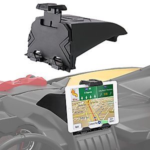KEMIMOTO X3 Electric Device Tablet Holder, GPS Mount Storage Box Compatible with 2017-2025 Can Am Maverick X3 All Models, Replace OEM #715002874