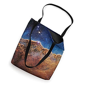 Carina Nebula JWST NASA James Webb Space Telescope Tote Bag