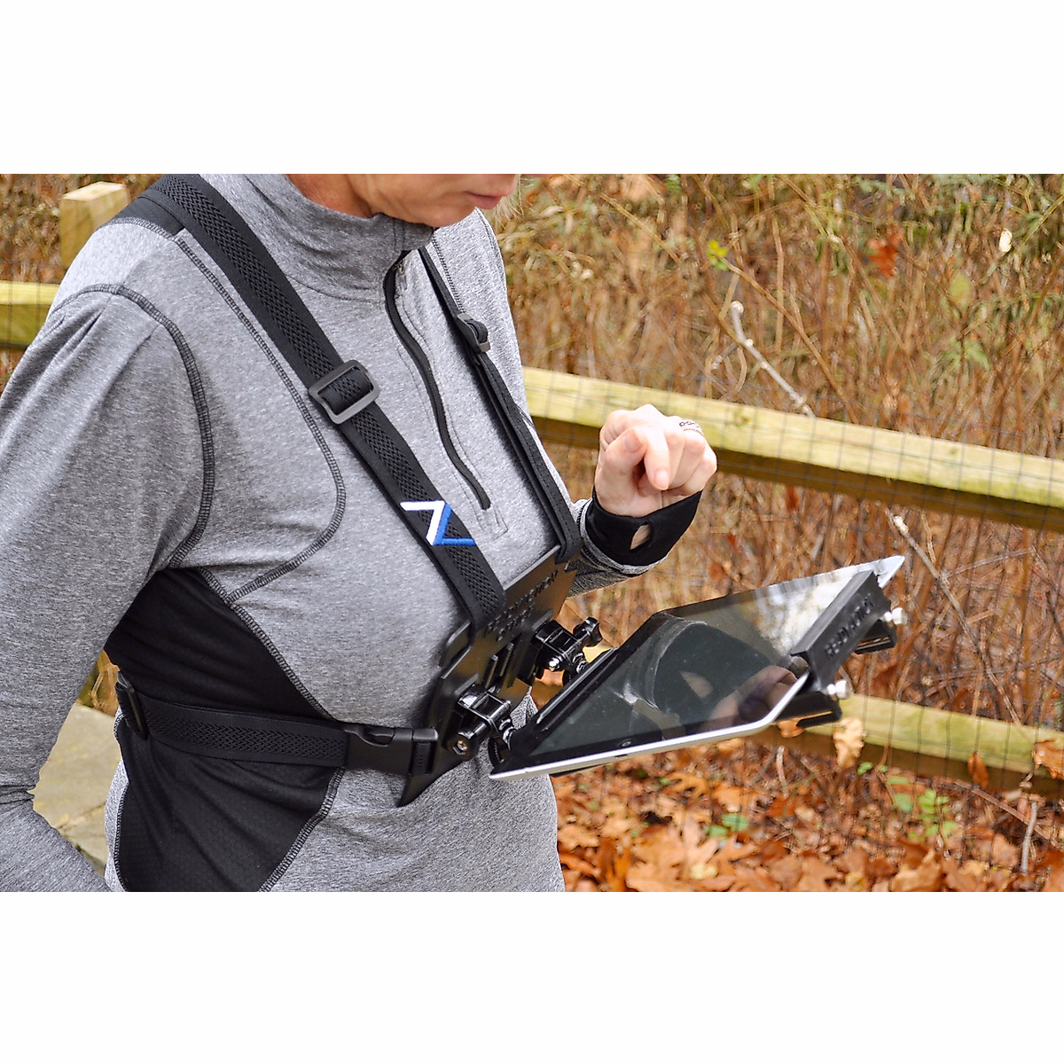 READYACTION Office Pro XL- Chest Harness for iPad Pro (12.9") and Similar XL Tablets
