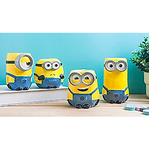 Zak Designs Despicable Collectible Keepsake Tea Hot DrinksBob Unique 3D Sculpted Ceramic Coffee Mug, 1 Count (Pack of 1), Bob the Minion